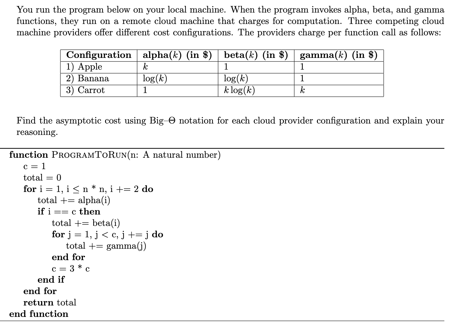 Solved You run the program below on your local machine. When | Chegg.com