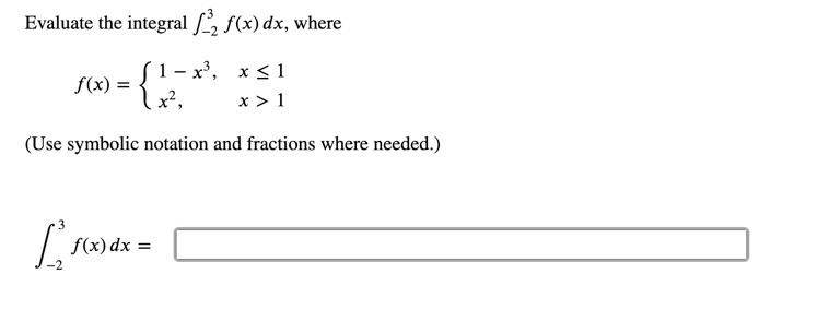 Solved Evaluate the two integrals given the graph. The two | Chegg.com