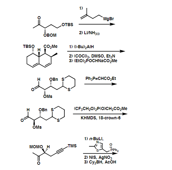 Solved 2) L/NH3(1) 1) (I−Bu)2AlH 2) (COCl2, DMSO, Et3 N 3) | Chegg.com