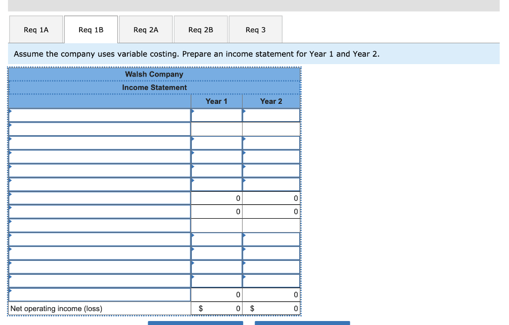 Solved Exercise 4-9 (Static) Variable and Absorption Costing | Chegg.com