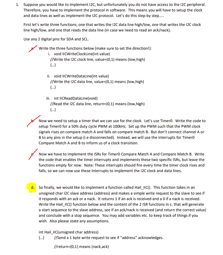 Solved 1. Suppose you would like to implement 12C, but | Chegg.com