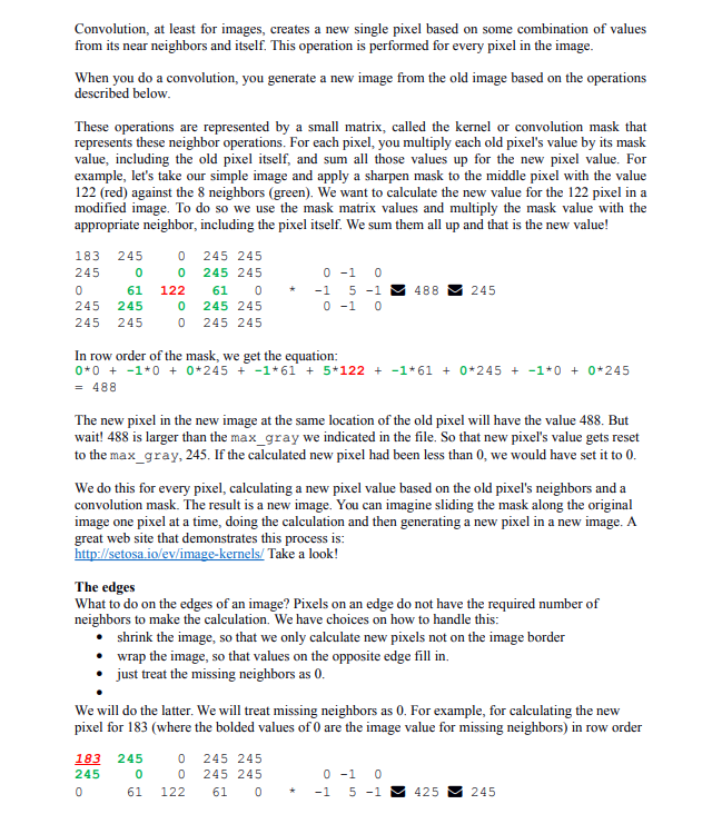 Background Image processing is an interesting but | Chegg.com