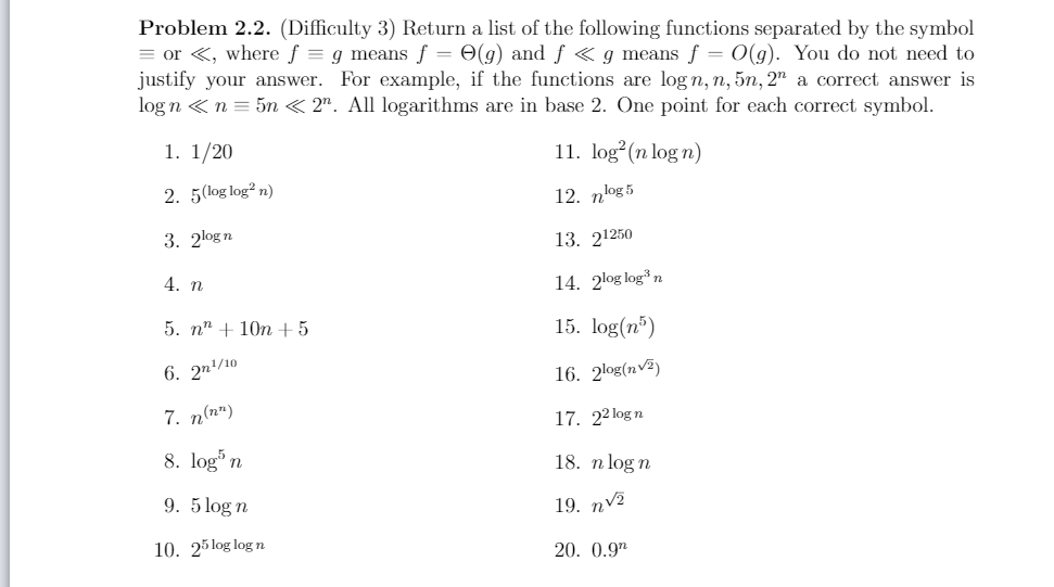Solved Problem 2.2. (Difficulty 3) Return a list of the | Chegg.com