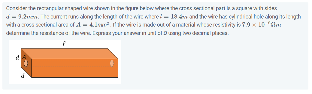 Solved Consider the rectangular shaped wire shown in the | Chegg.com
