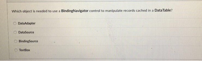 Solved A Binding Object Is Used To Bind A Bindingsource 5895