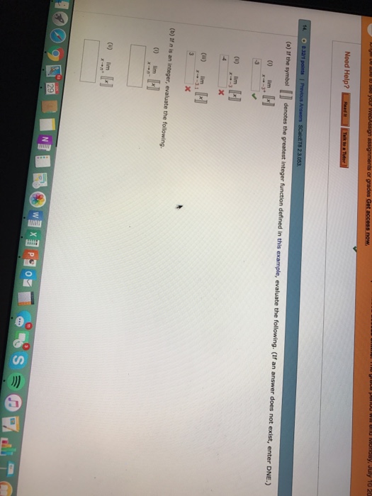 Solved A If The Symbol Fj Denotes The Greatest Integer 