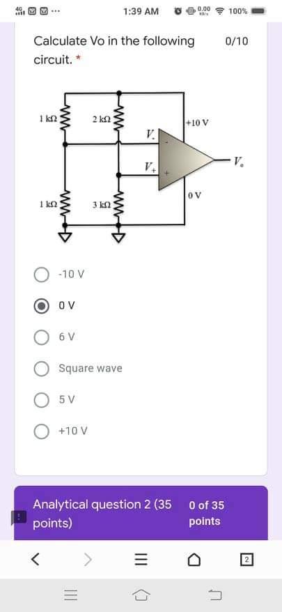 Solved Calculate Vo, Vo1, Vo2,Vo3 in the following circuit | Chegg.com