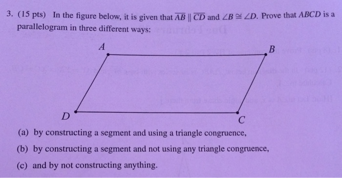 Solved In the figure below, it is given that bar AB || bar | Chegg.com