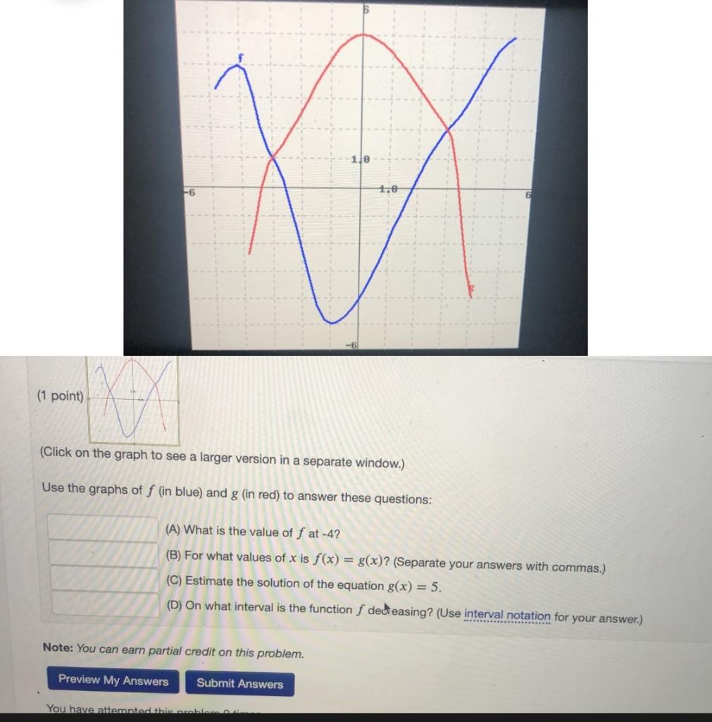 Solved X (1 point) (Click on the graph to see a larger | Chegg.com