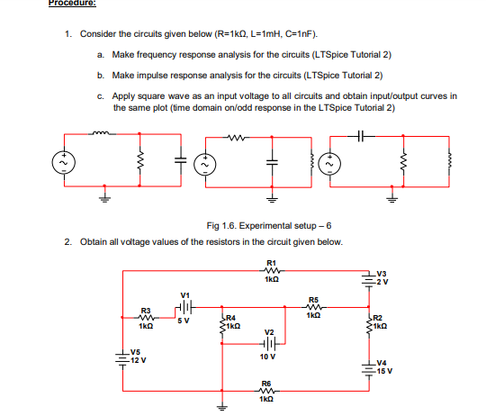 1. Consider the circuits given below | Chegg.com