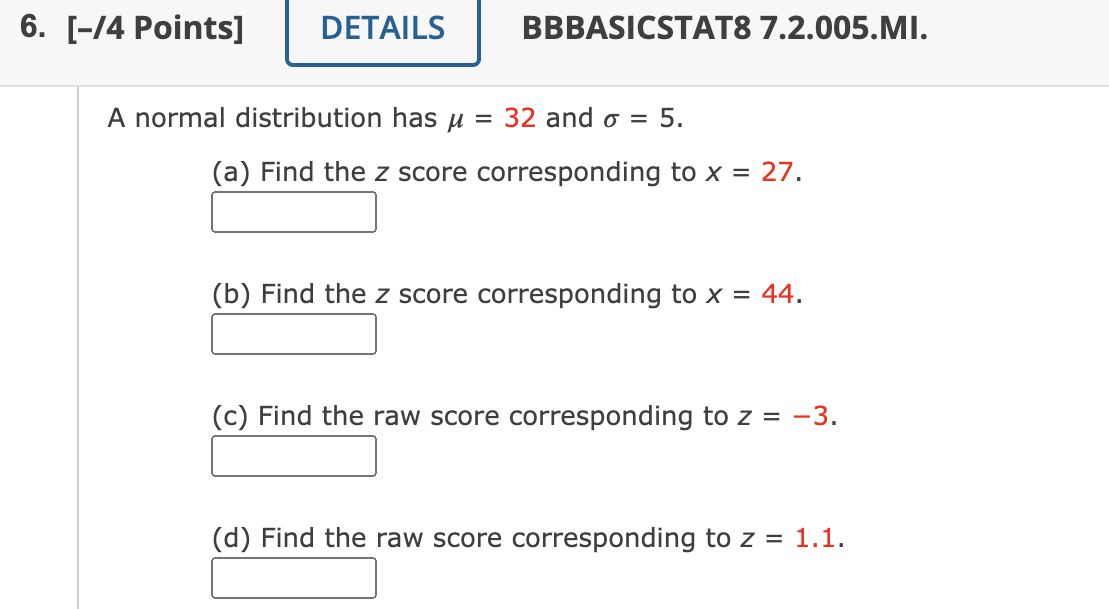 Solved 6. [-14 Points] DETAILS BBBASICSTAT8 7.2.005.MI. A | Chegg.com