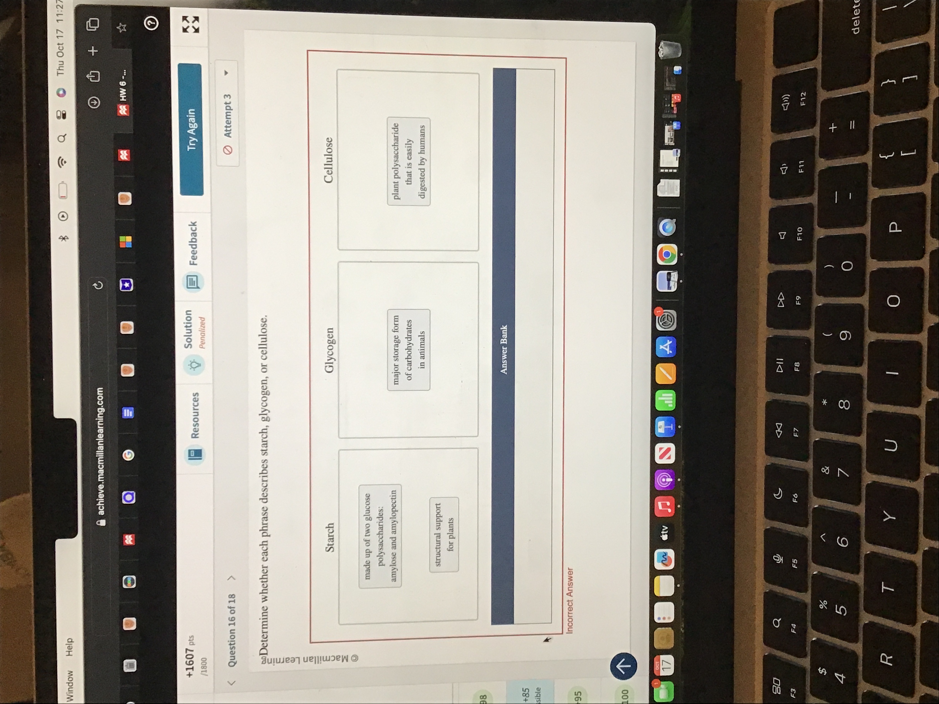 Solved Question 16 ﻿of 18Determine whether each phrase | Chegg.com
