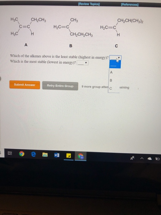 Solved CH3 H2C-C CHCH(CHa2 CH(CH)2 H CH2CHa Which of the | Chegg.com