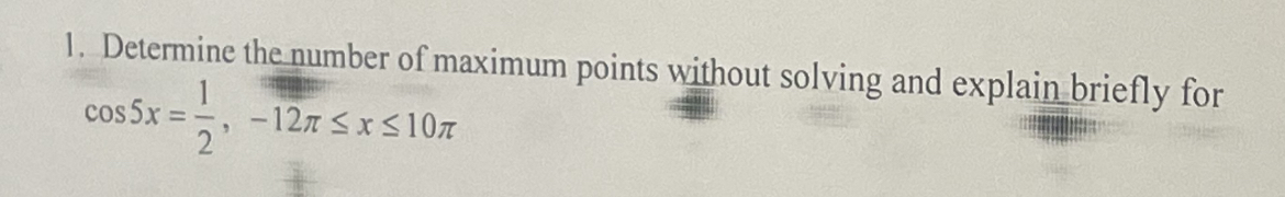 Solved Determine the number of maximum points without | Chegg.com