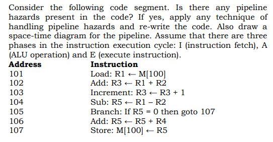 Solved Consider the following code segment. Is there any | Chegg.com