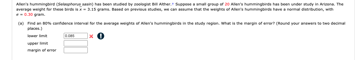 Solved d.) Find the sample size necessary for an 80% | Chegg.com