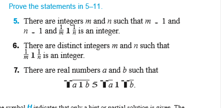 Solved Prove the statements in 5-11. 5. There are integers m | Chegg.com