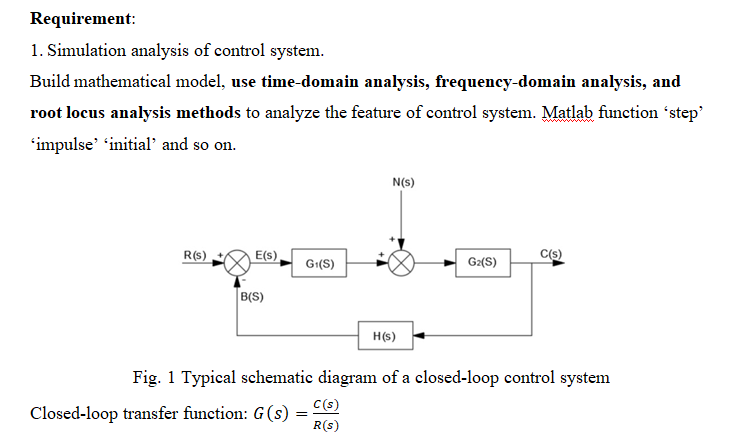 Solved Topic: Stability analysis of control | Chegg.com