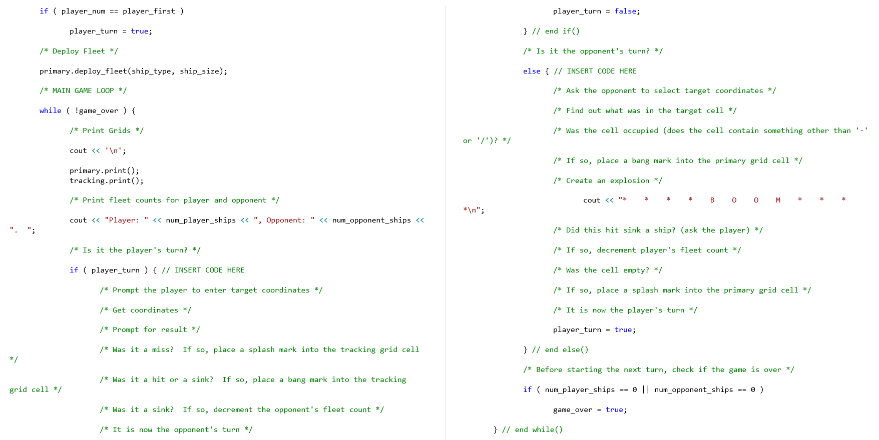 Solved C++ main.cpp and grid.cpp code need to be finished. | Chegg.com