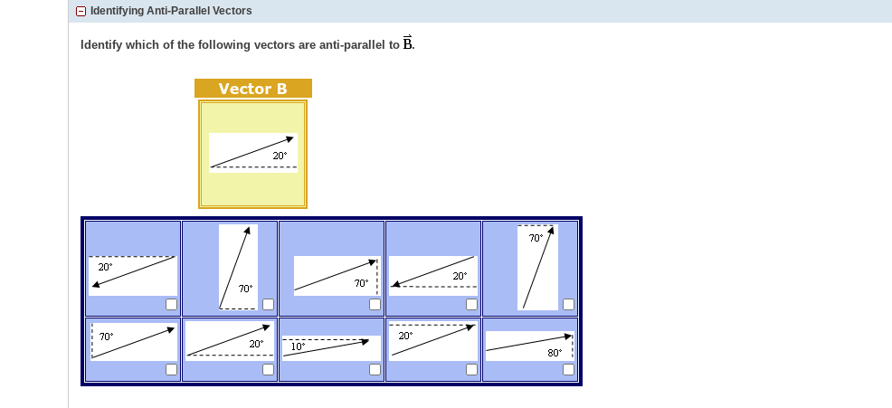 Solved Identifying Parallel Vectors Identify which of the | Chegg.com