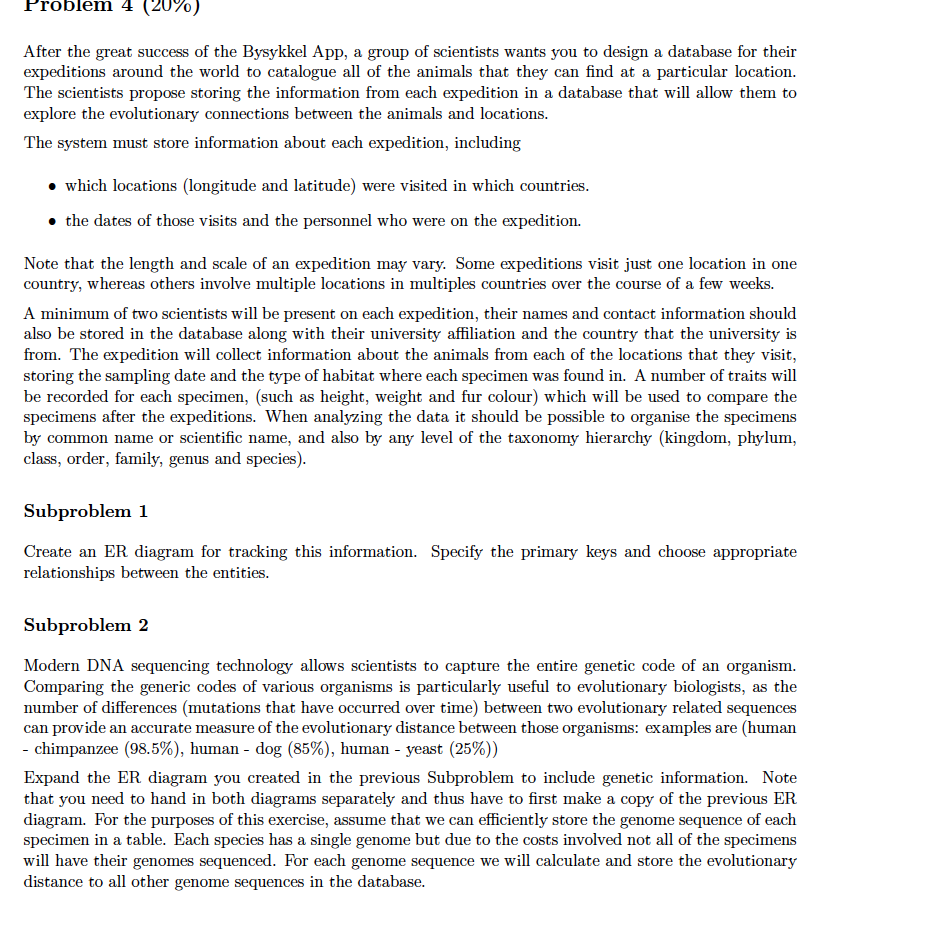 Solved got this problem and got some help with subproblem 1 | Chegg.com