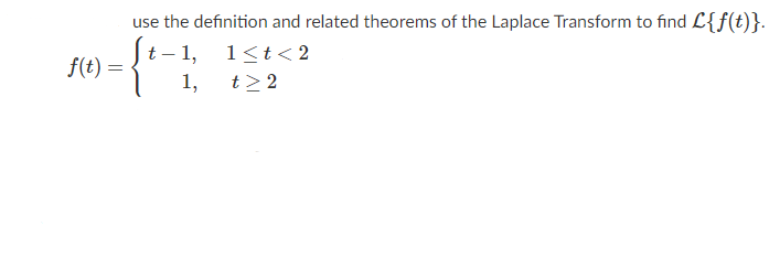 Solved use the definition and related theorems of the | Chegg.com