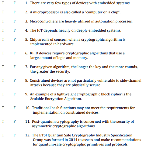 Solved 1. There are very few types of devices with embedded | Chegg.com