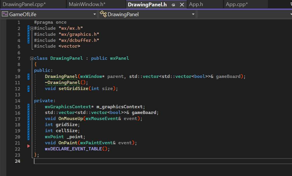 What am I doing wrong for my game of life to run? | Chegg.com