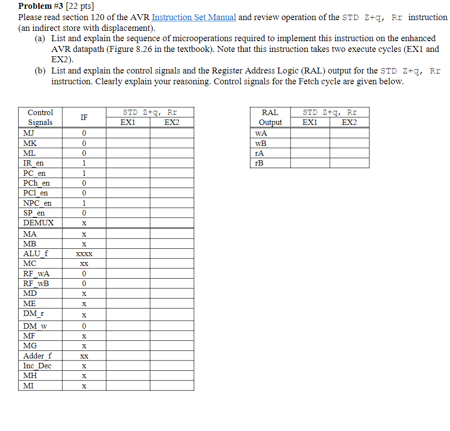 Problem #3 [22 pts] Please read section 120 of the | Chegg.com