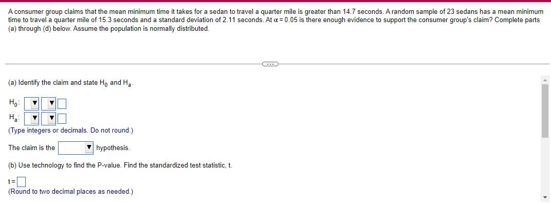 Solved Obtain the P-Value. P = ___ (Round three decimal | Chegg.com