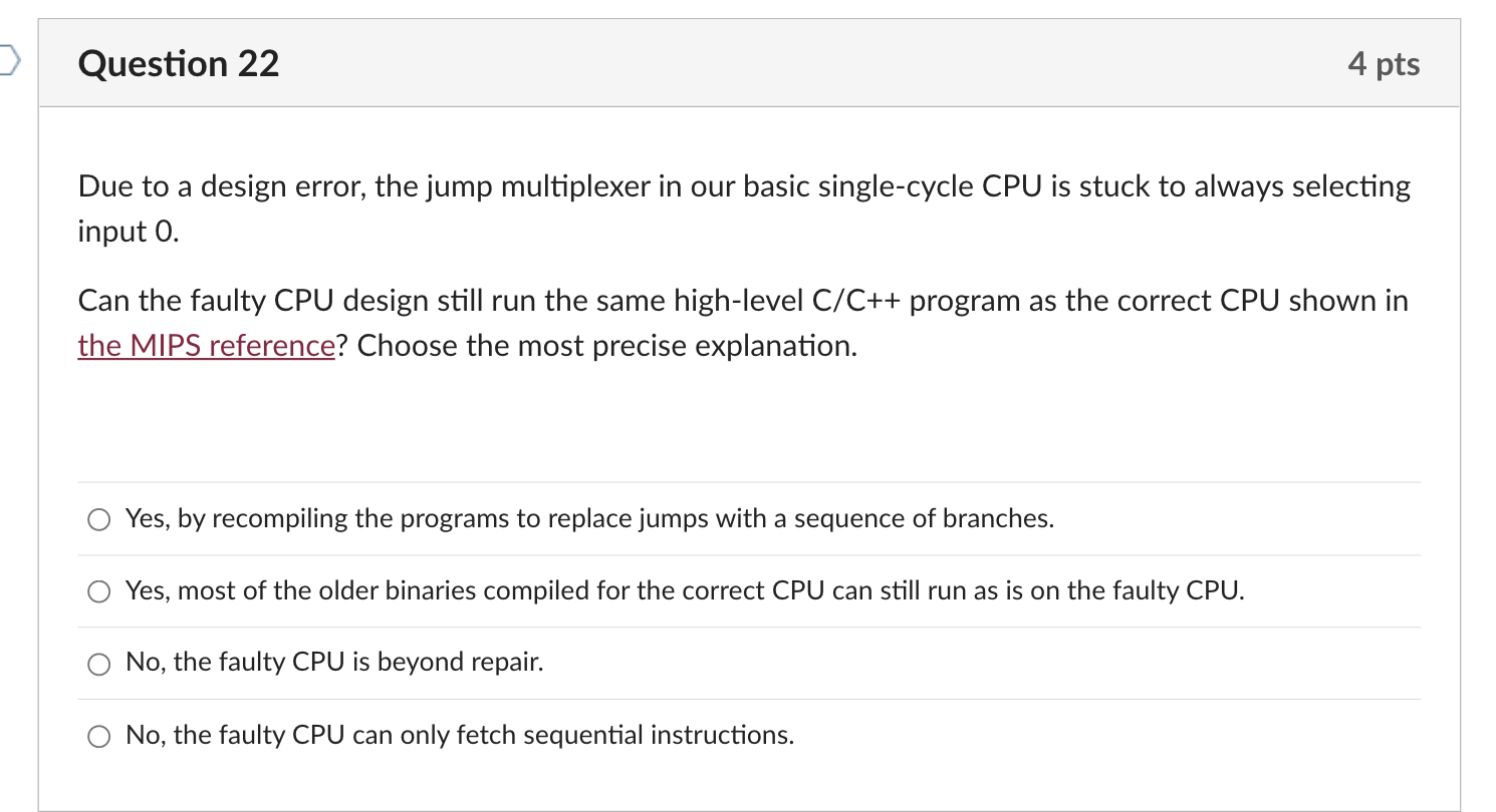 The following two questions refer to the MIPS | Chegg.com The following two questions refer to the MIPS | Chegg.com