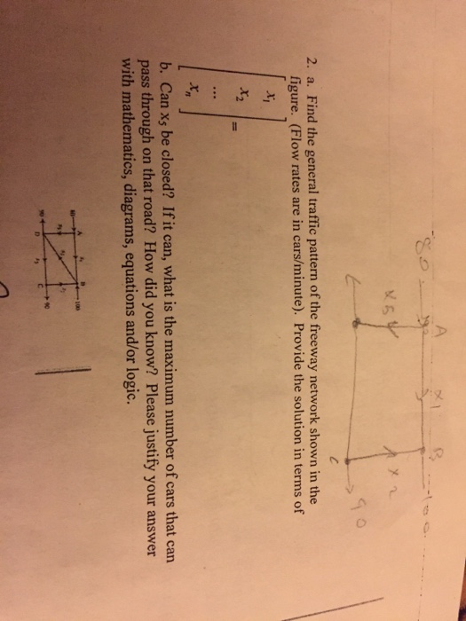 Solved 0 2. a. Find the general traffic pattern of the | Chegg.com