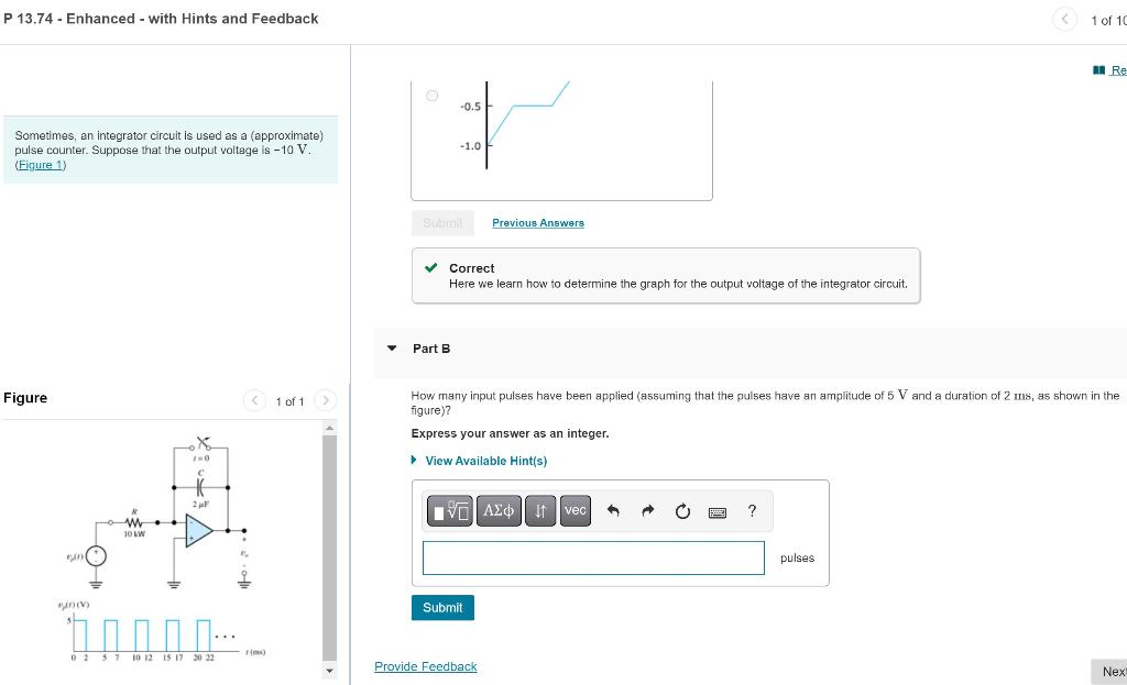 Solved P 13.74 - Enhanced - with Hints and Feedback 1 of 1 | Chegg.com