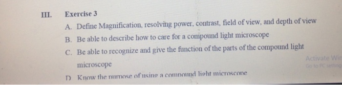 Solved Define Magnification, resolving power, contrast, | Chegg.com Solved Define Magnification, resolving power, contrast, | Chegg.com