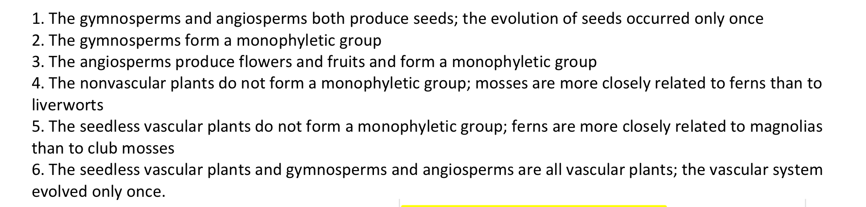 Solved The gymnosperms and angiosperms both produce seeds; | Chegg.com