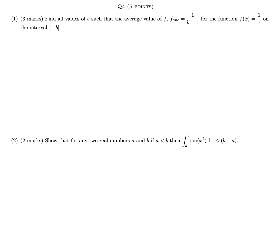 Solved PLEASE HELP ASAP. Q4 (5 points) (1) (3 marks) Find | Chegg.com