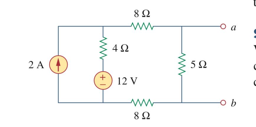 Solved solve the problem with Thevenin and Norton method | Chegg.com