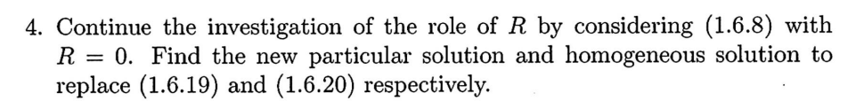4. Continue the investigation of the role of R by | Chegg.com