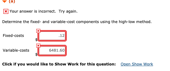 Solved Problem 22-01A a-c (Part Level Submission) The | Chegg.com