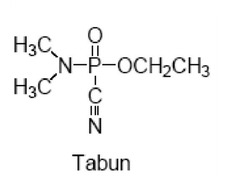 Solved 1. The table below lists the half-life of tabun as a | Chegg.com