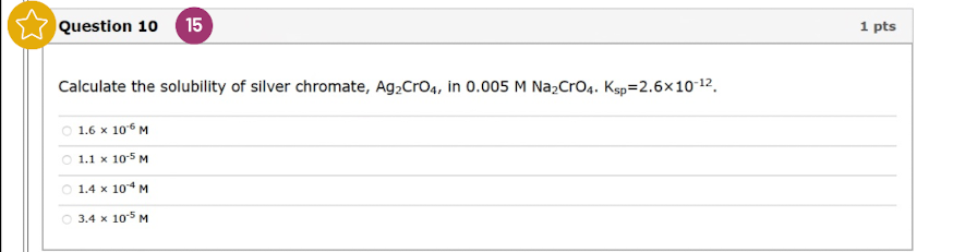 Solved Calculate the solubility of silver chromate, Ag2CrO4, | Chegg.com
