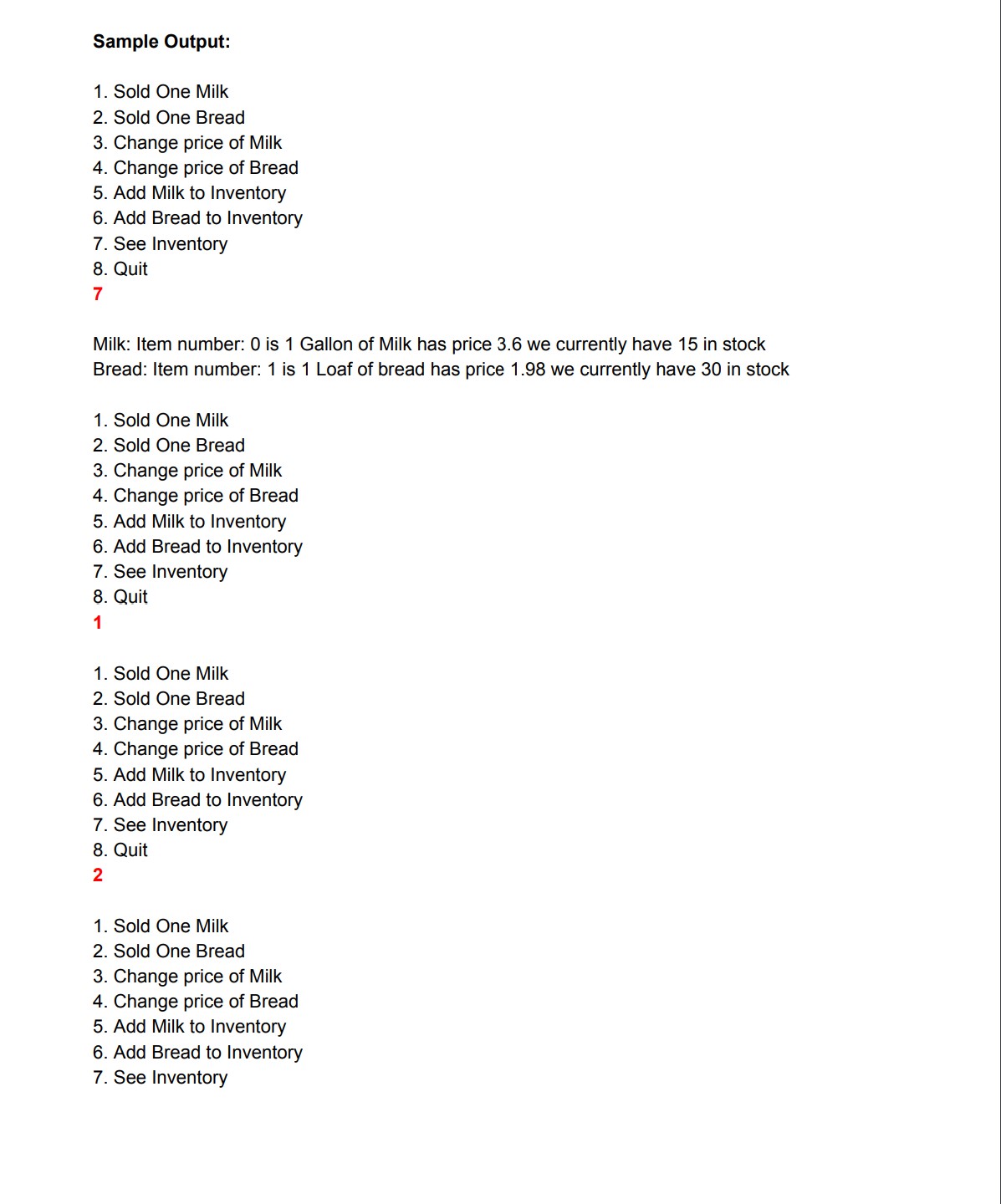 CSE1322 Lab 2 Concept Summary: 1. Class design 2. | Chegg.com