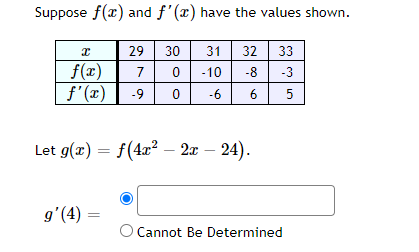Solved Find the following using the table below. if | Chegg.com