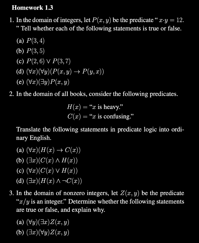 Solved 5. Mathematicians say that "statement P is stronger | Chegg.com