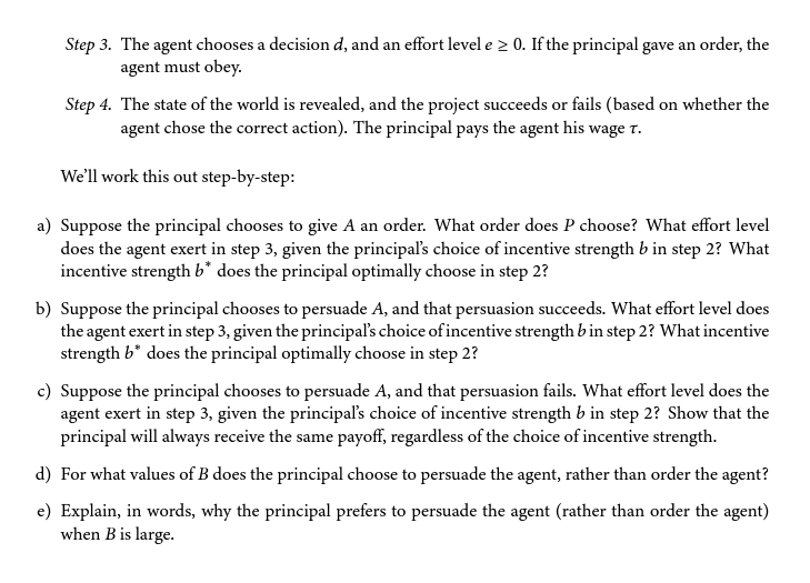 Solved In this question, we will consider a model of | Chegg.com