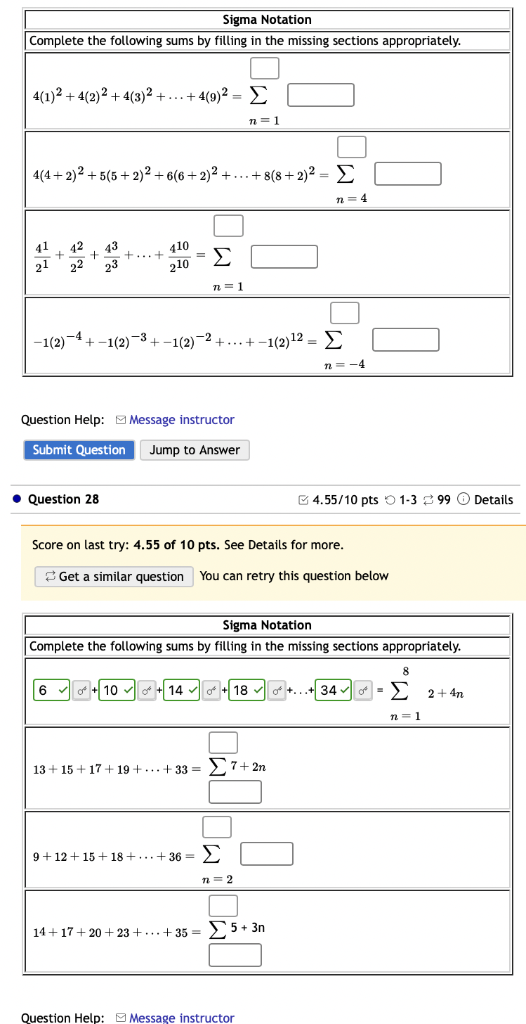 Solved Question Help: Message instructor Question 28 | Chegg.com