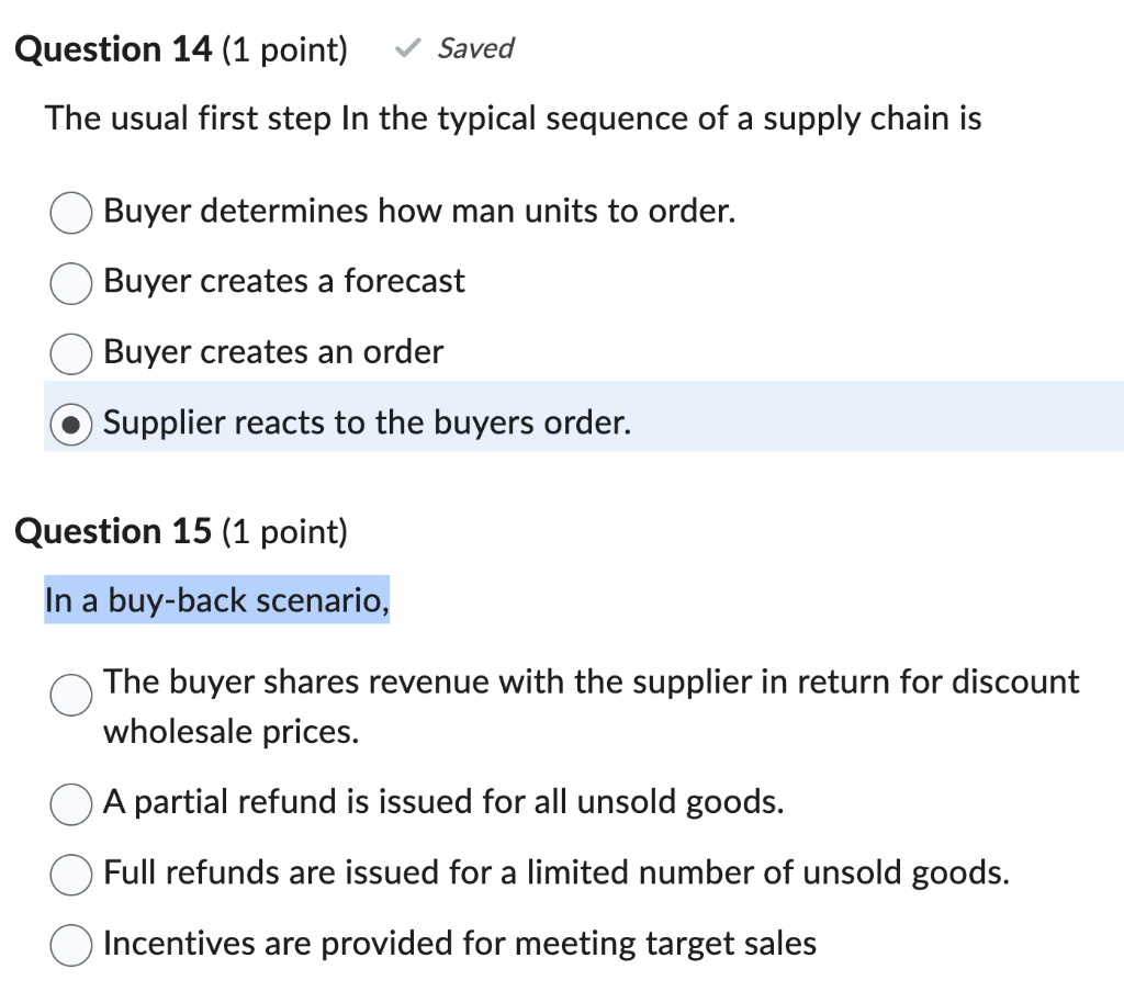 Solved The usual first step In the typical sequence of a | Chegg.com