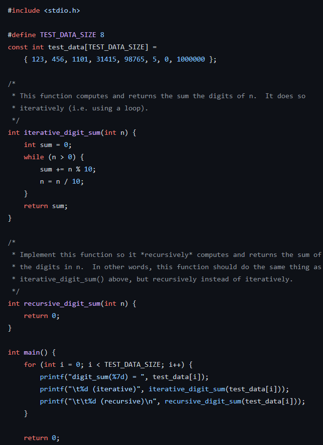 Solved Step \#7: Implement a (very) slightly more complex | Chegg.com