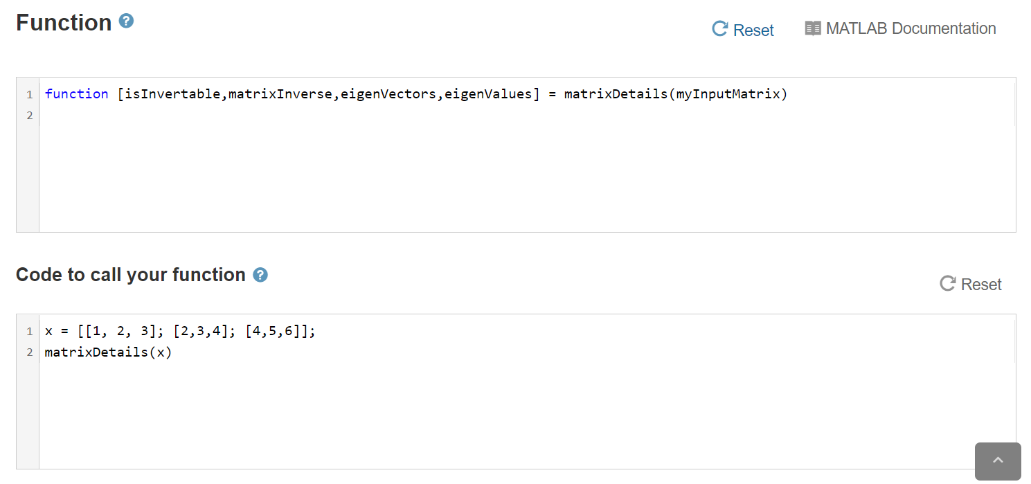 Solved MATLAB Grader Mason Wakeling CONTENTS Close Courses & | Chegg.com