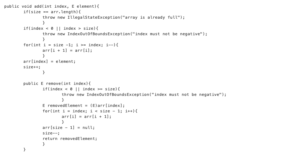 Solved Add to the FancyArray class a method named addFrom | Chegg.com